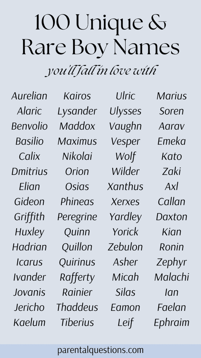 Top 200 Popular Rare Baby Boy Names in 2024