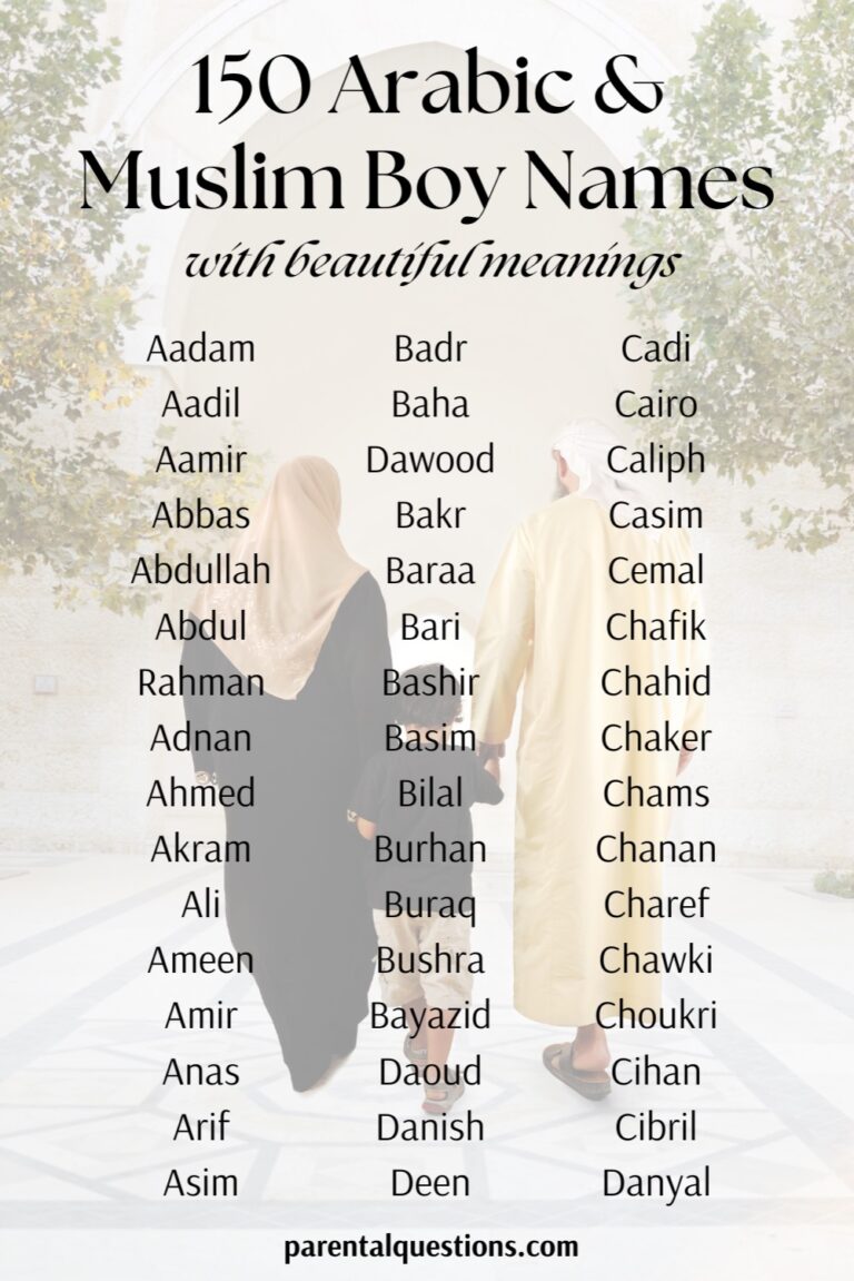 150+ Muslim and Arabic Boy Names and Their Meanings